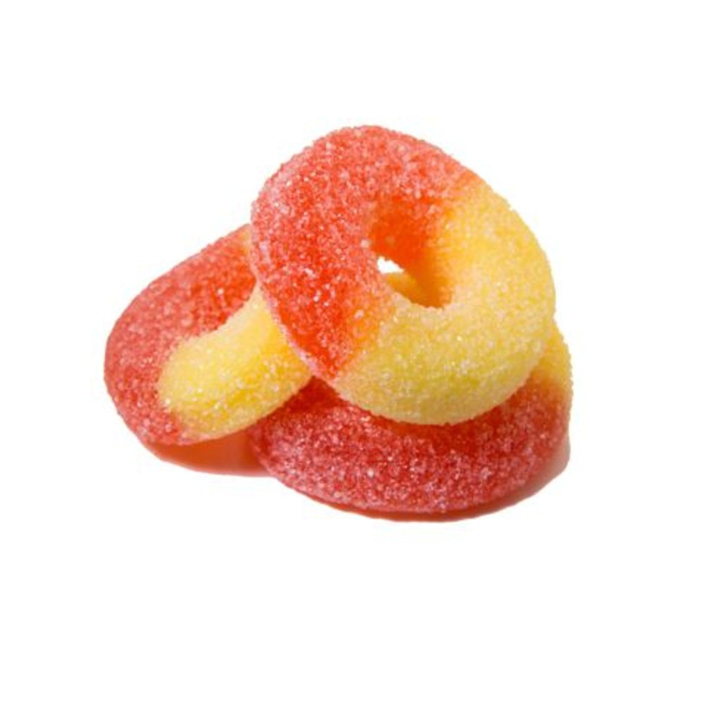 Peach ring candy store